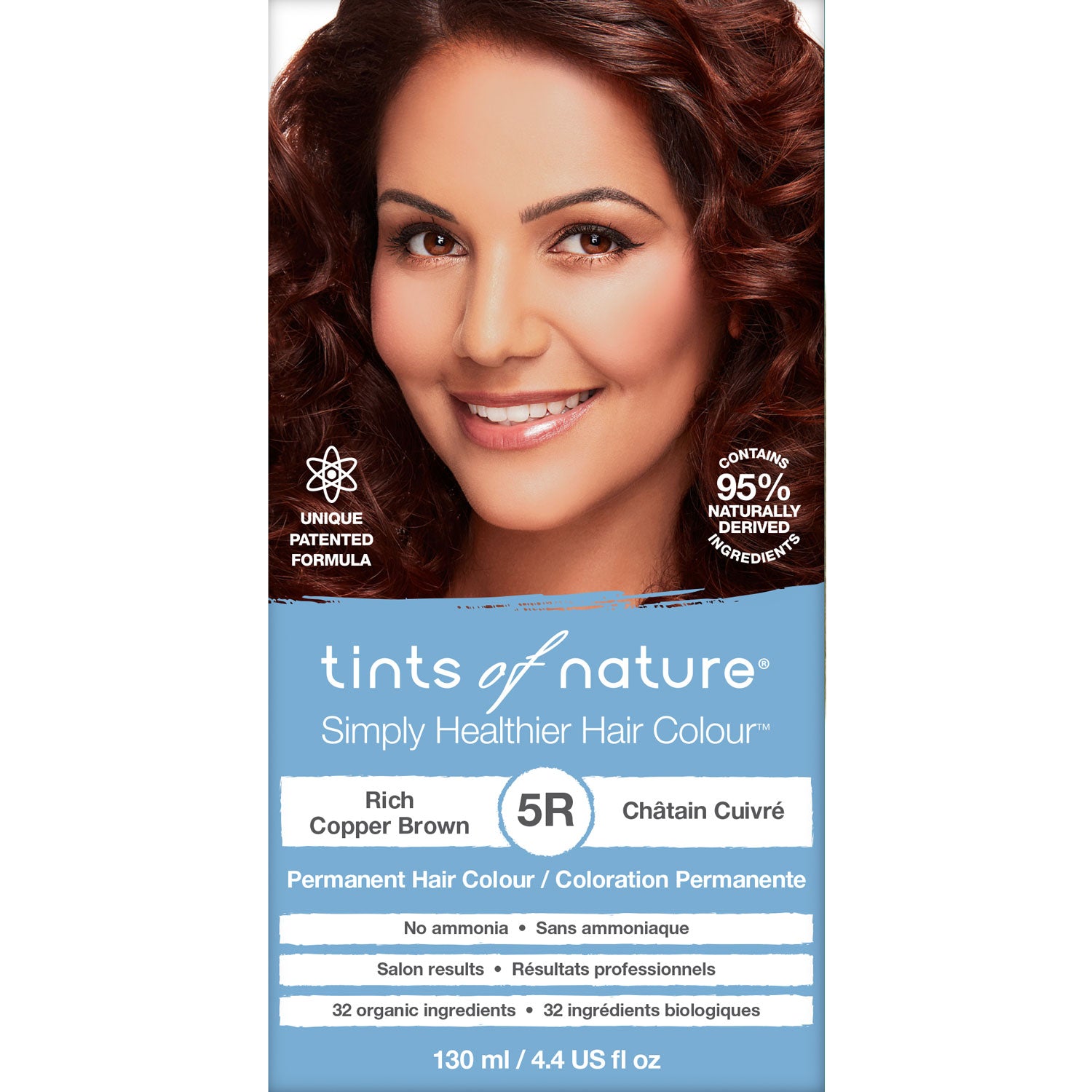 5R Rich Copper Brown Permanent Hair Dye - Nature's Sunshine Products of ...