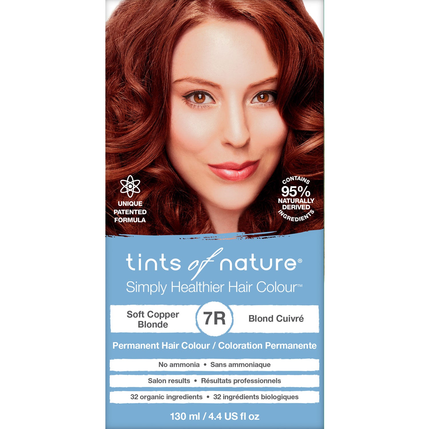 7R Soft Copper Blonde Permanent Hair Dye - Nature's Sunshine Products ...