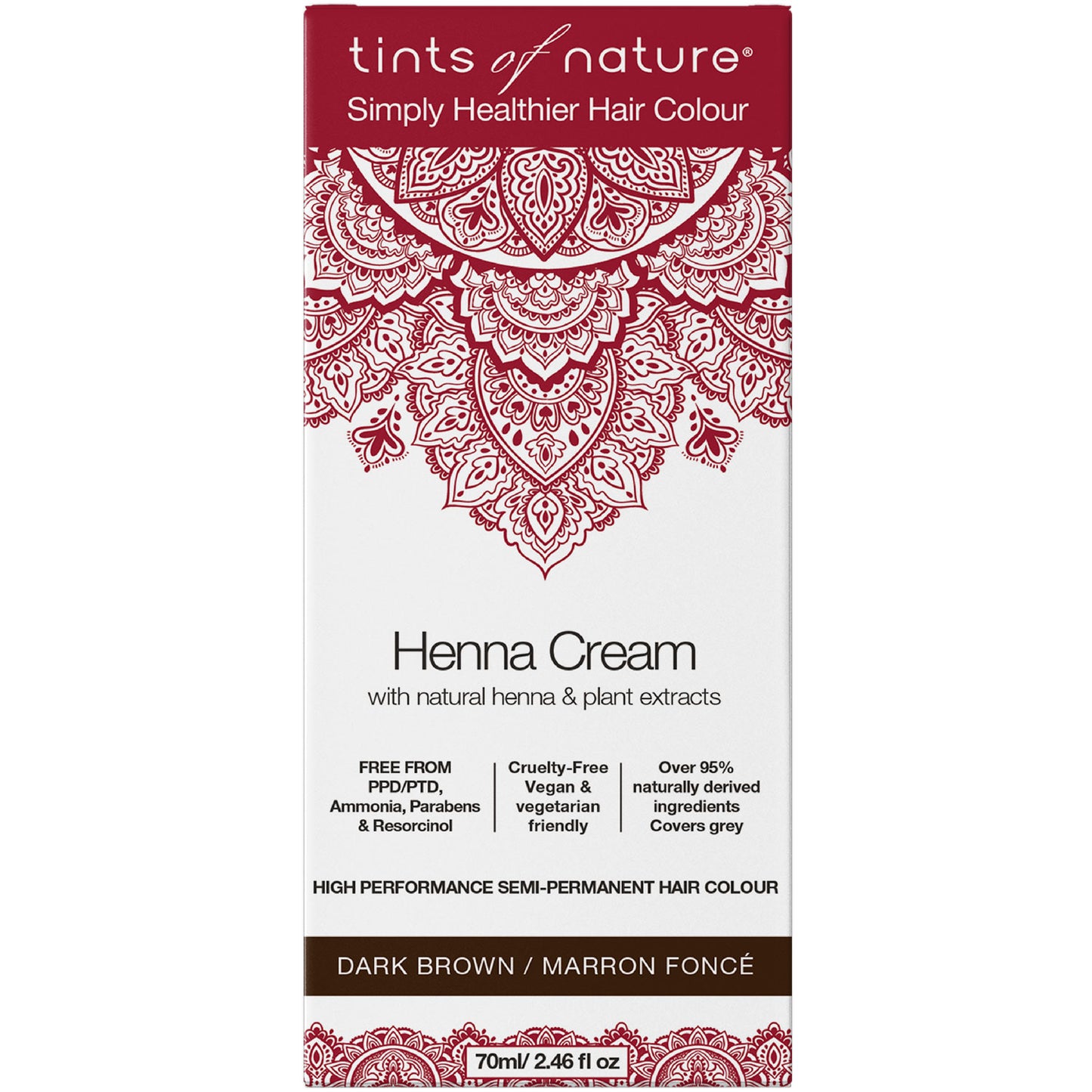 Henna Cream Dark Brown - Nature's Sunshine Products of Australia