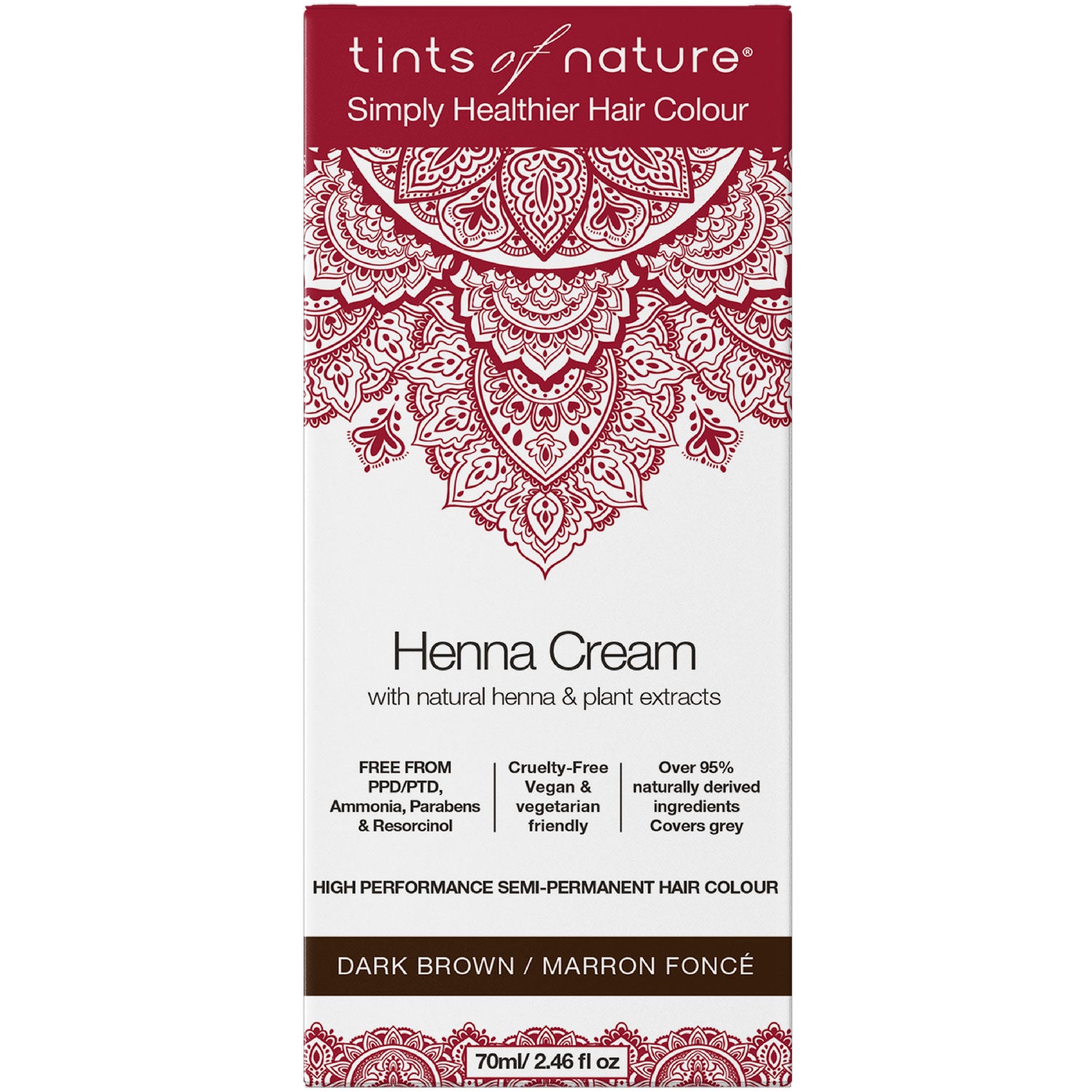 Henna Cream Dark Brown - Nature's Sunshine Products of Australia