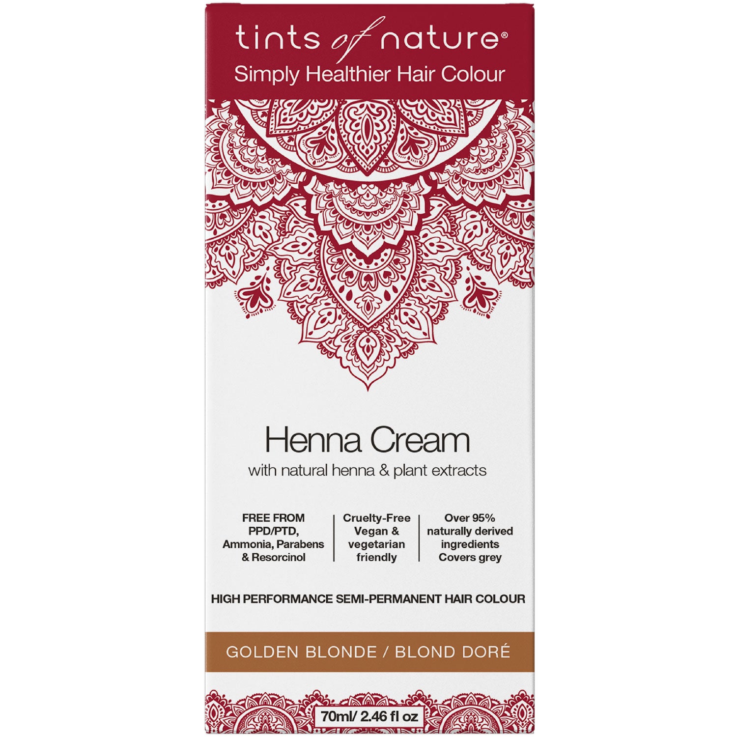 Henna Cream Golden Blonde - Nature's Sunshine Products of Australia